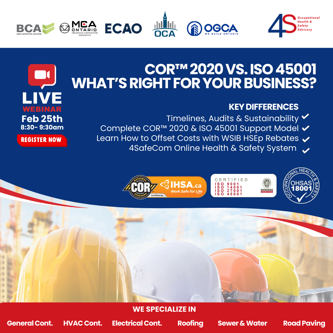 COR™ 2020 vs. ISO 45001 : What’s Right for Your Business? - Electrical ...